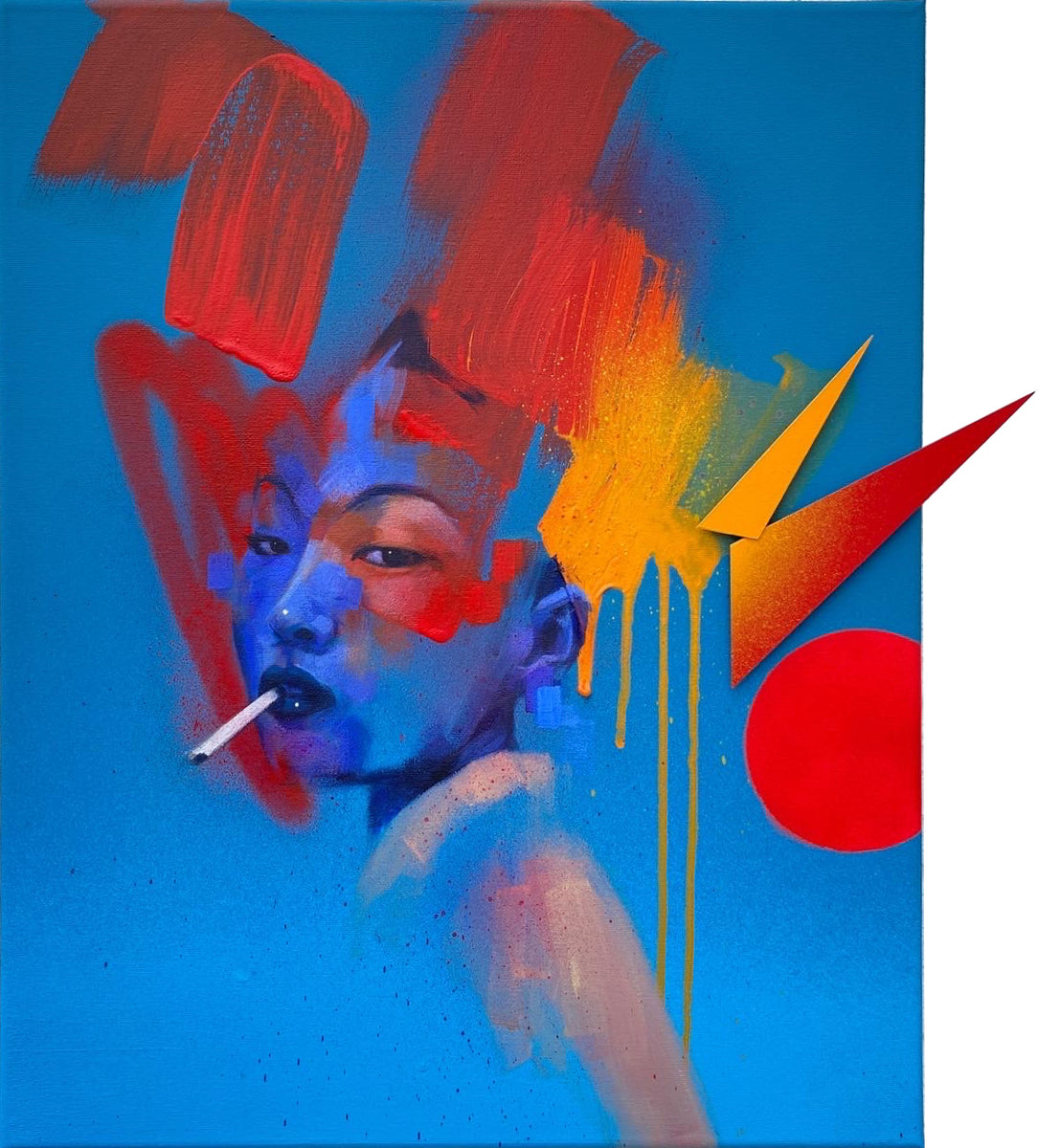 .EPOD "Orkid" / unique urban art painting – Pretty Portal Artshop