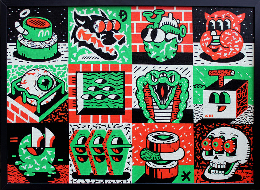 DXTR The Weird - Green Goon – Pretty Portal Artshop